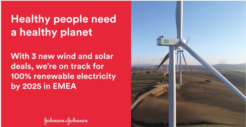 Johnson & Johnson executes new wind and solar power purchase agreements ...
