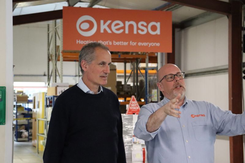 Energy Committee Chair impressed during Kensa visit - Energy ...
